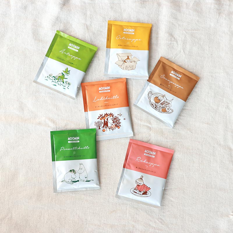 ムーミン ＆ テーブル 6種類のスープ ギフトボックス | MOOMIN & TABLE（ムーミン アンド テーブル）のプレゼント・ギフト通販 | TANP（タンプ）